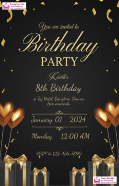 Create Unique Birthday Invitation Cards | Birthday Invitation Card ...