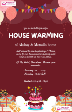 Design Housewarming Invitations for Free - Add Your Personal Touch ...