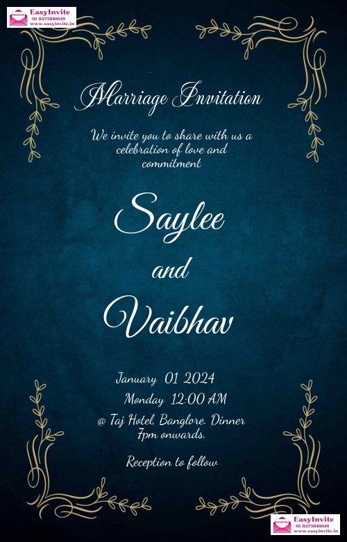 Wedding Card Invitation Messages Wedding Card Invitation In English A ...